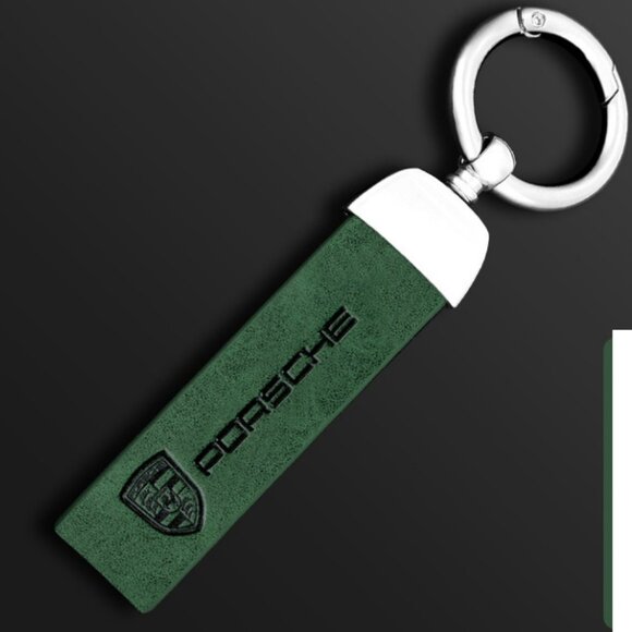Porsche | Accessories | Silver Green Porsche Stuttgart Hotrod Leather ...